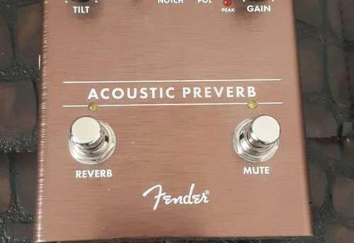 Педаль эффектов fender Acoustic Preamp/Reverb
