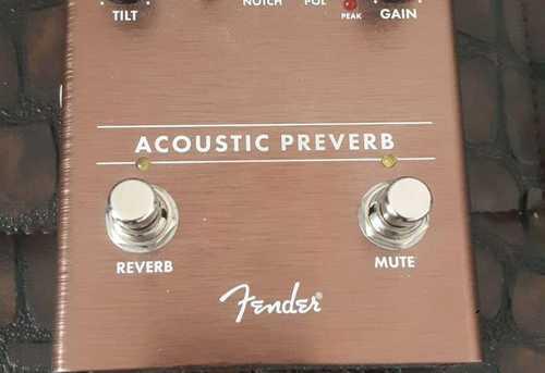 Педаль эффектов fender Acoustic Preamp/Reverb