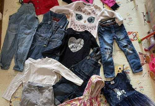 Пакет одежды для девочки 98-104, на 4 года, бренды