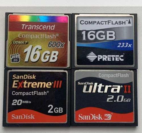 Карты памяти CompactFlash