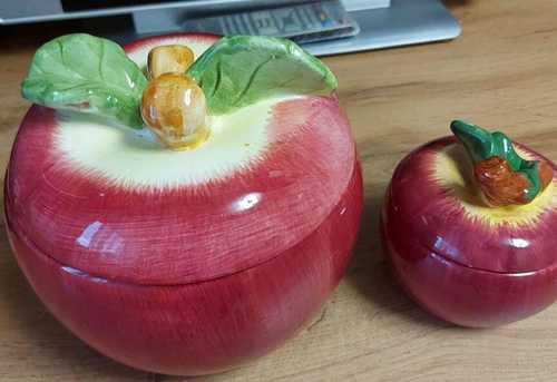 Яблоко фарфоровое большое и малое