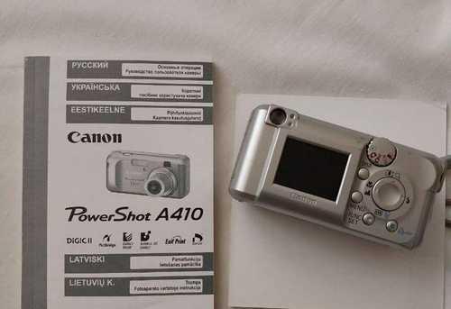 Фотоаппарат Canon powershot А410