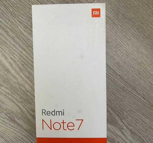 Коробка от телефона Redmi Note 7