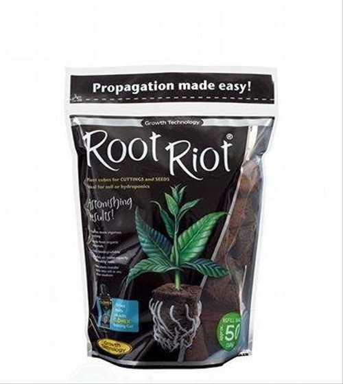 Кубики для клонирования рассады Root Riot упаковка