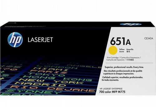 Картридж лазерный HP 651A CE342A желтый (16000стр