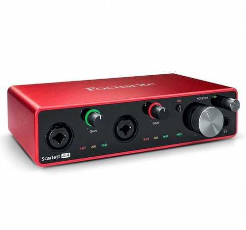 Звуковая карта Focusrite Scarlett 4i4 3rd Gen