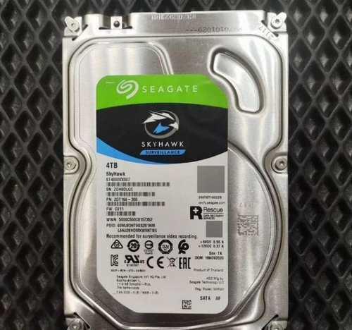 Жесткий диск 4 тб seagate skihawk