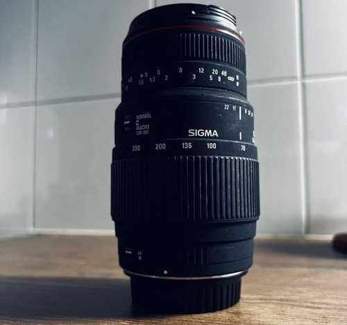 Объектив sigma 70-300mm 1:4-5.6 APO DG