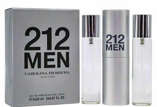 Carolina Herrera 212 Man, edt., 3*20 ml