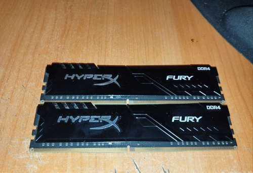 Оперативная память Kingston Fury ddr4 16gb