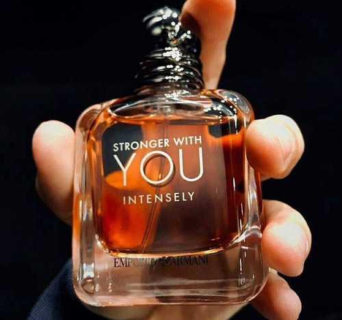 Armani stronger with you intensely