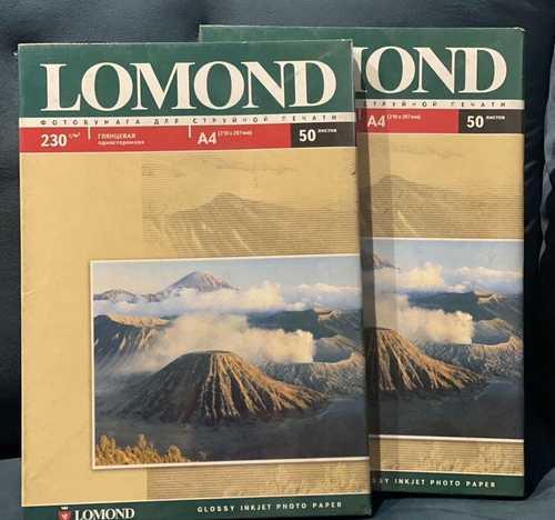 Фотобумага Lomond А4 глянцевая 50л, 230г/м