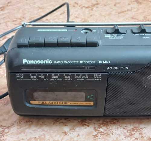 Магнитола Panasonic radio cassette recorder RX-M40