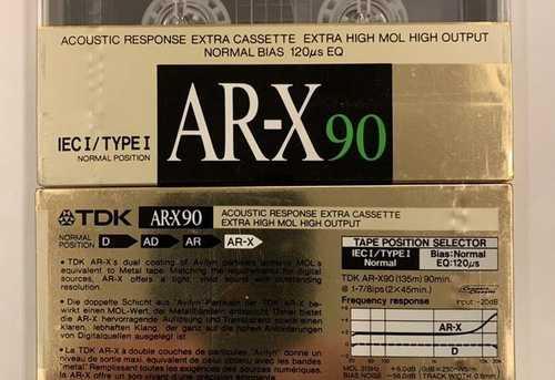 Аудиокассеты TDK AR-X 90. 1988 год