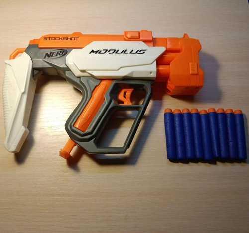 Nerf stockshot. Оригинальный бластер Nerf