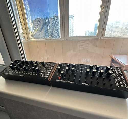 Moog mother 32 и Moog dfam