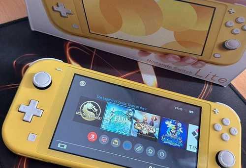 Nintendo Switch lite прошитая с играми