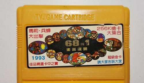 TV Game Cartridge 68 in 1 1993 год