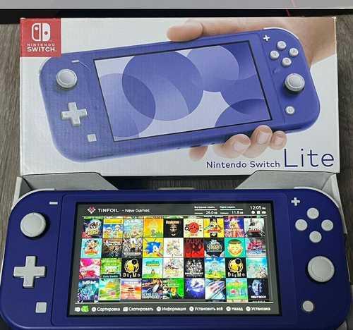 Nintendo switch lite прошитая чип