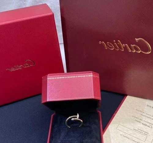 Кольцо Cartier Juste un Clou желтое золото 22 бр. 0.1390 ct