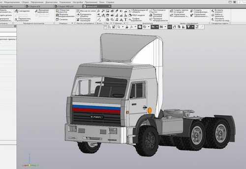 3D модель камаз-54115