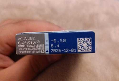 Линзы контактные acuvue oasys двухнедельные