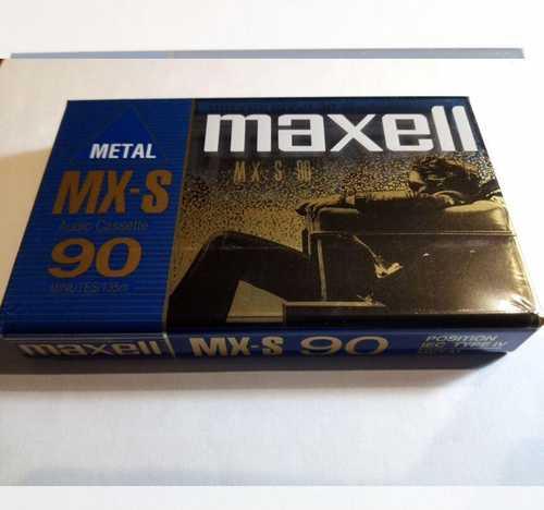 Аудиокассеты новые запечатанные maxell MX-S 90