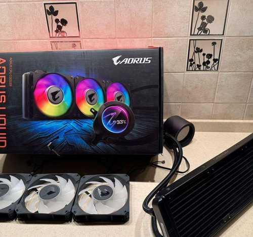 Водяное охлаждение для пк Aorus liquid cooler 360