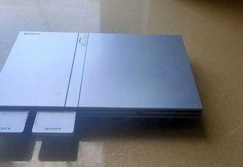 Sony Playstation PS2 Slim Silver Серебро