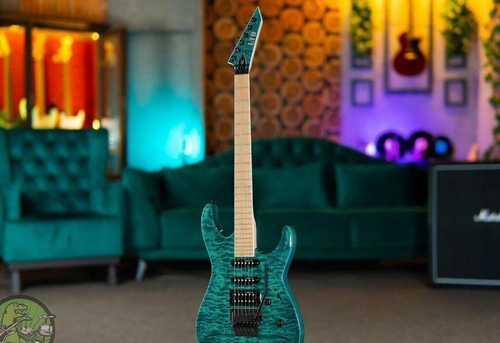 ESP LTD MH-203 QM See Thru Blue