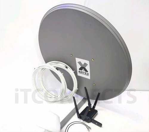 Комплект Интернета 4G Модем + Роутер + антенна R24