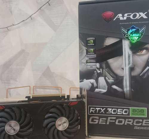 Видеокарта rtx 3050 8 gb. Afox combat edition