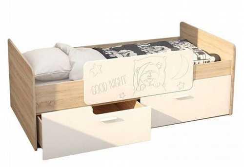 Кровать "Умка" 0,8*1,6 м с бортиком и ящиками