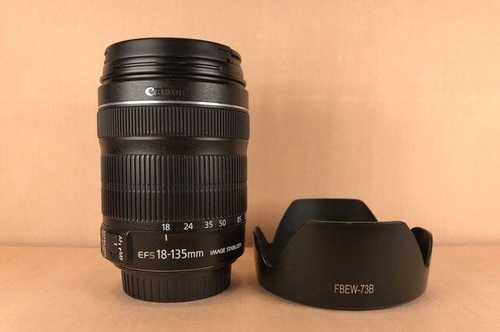Canon EF-S 18-135mm f/3.5-5.6 IS STM с блендой