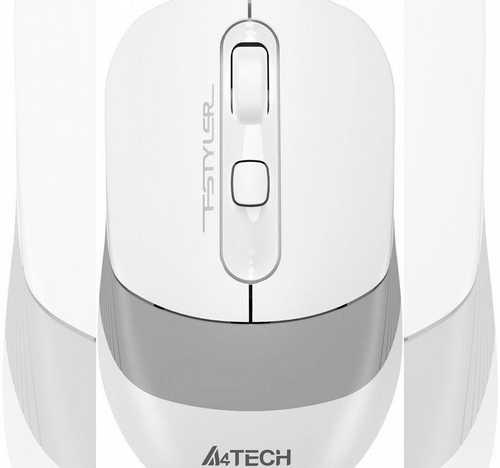 Мышь A4tech Fstyler FG10CS Air, оптическая, беспроводная, USB, белый и серый fg10cs air grayish whit