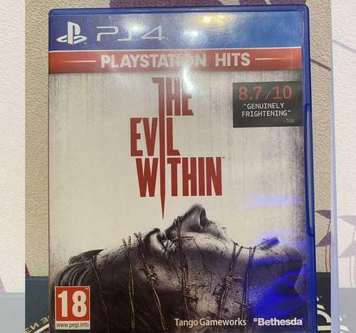 The Evil within ps4 диск