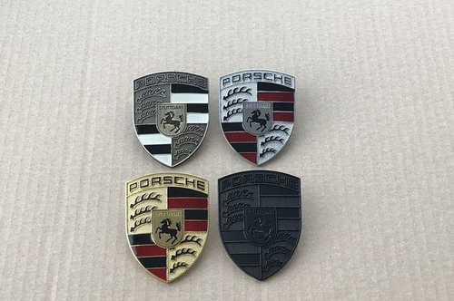 Эмблема Porsche оригинальная на капот или бампер