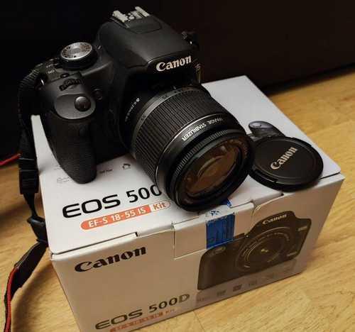 Цифровой зеркальный фотоаппарат Canon EOS 500D kit