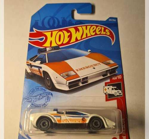 Lamborghini Coutach Police Car Th Hot Wheels