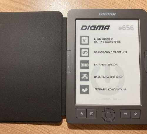 Электронная книга Digma E656 + чехол