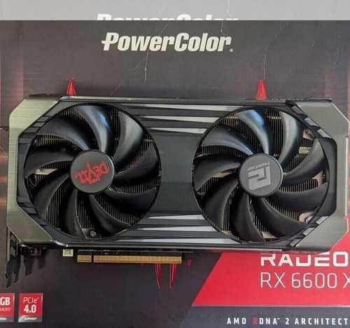 Видеокарта Powercolor rx 6600 xt red devil