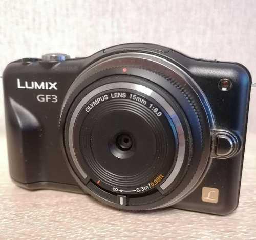 Panasonic Lumix gf3 + olimpus 15mm f8