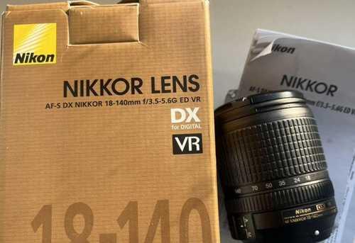 Объектив Nikon 18-140mm VR