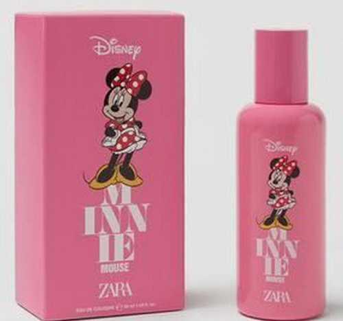 Детский одеколон zara minnie mouse disney