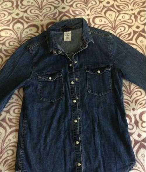 Джинсовая рубашка H&M