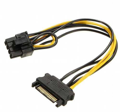 Кабель питания SATA на 8pin