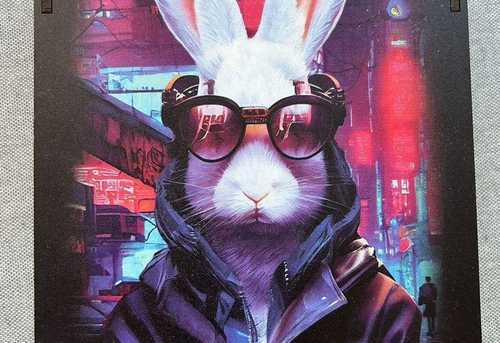 Деревянный пазл Pop Art Cyber Rabbit 250 деталей