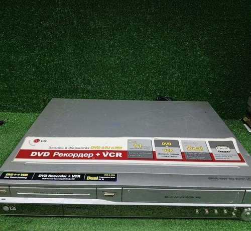 Проигрыватель 2в1 DVD + VHS LG DVR578X в ремонт