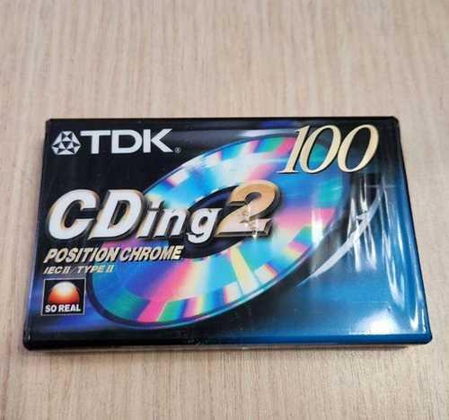 Аудиокассета новая TDK CD ing2 100