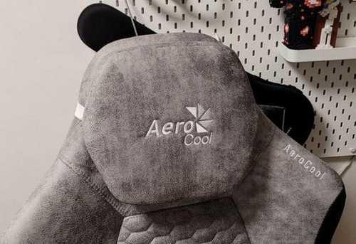 Кресло новое AeroCool crown AeroWeave Ash Grey